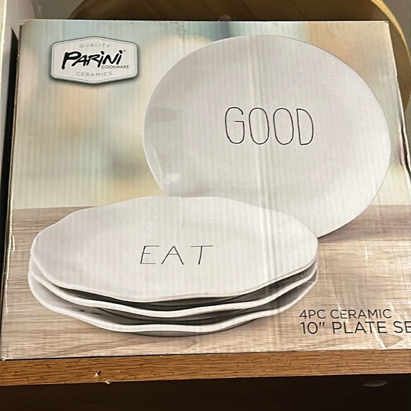 Parini | Dining | Parini 4 Piece Plate Set Brand New In Box | Poshmark